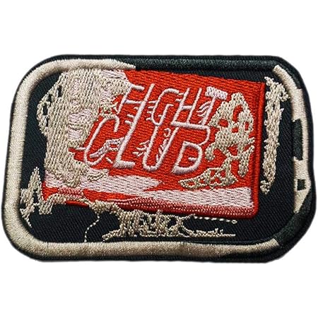 Amazon.com: Cute-Patch Halloween Costumes Patch, Fight Club Embroidered ...