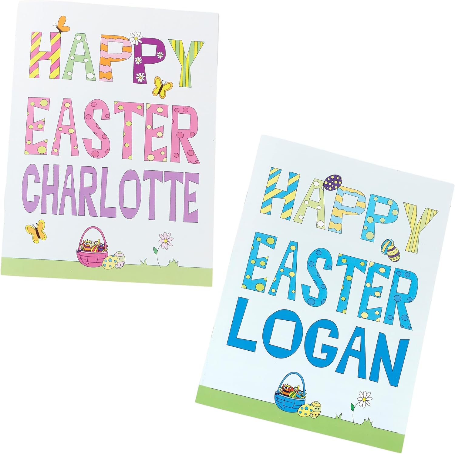 Amazon.com: Personalization Universe Happy Easter Personalized Coloring ...