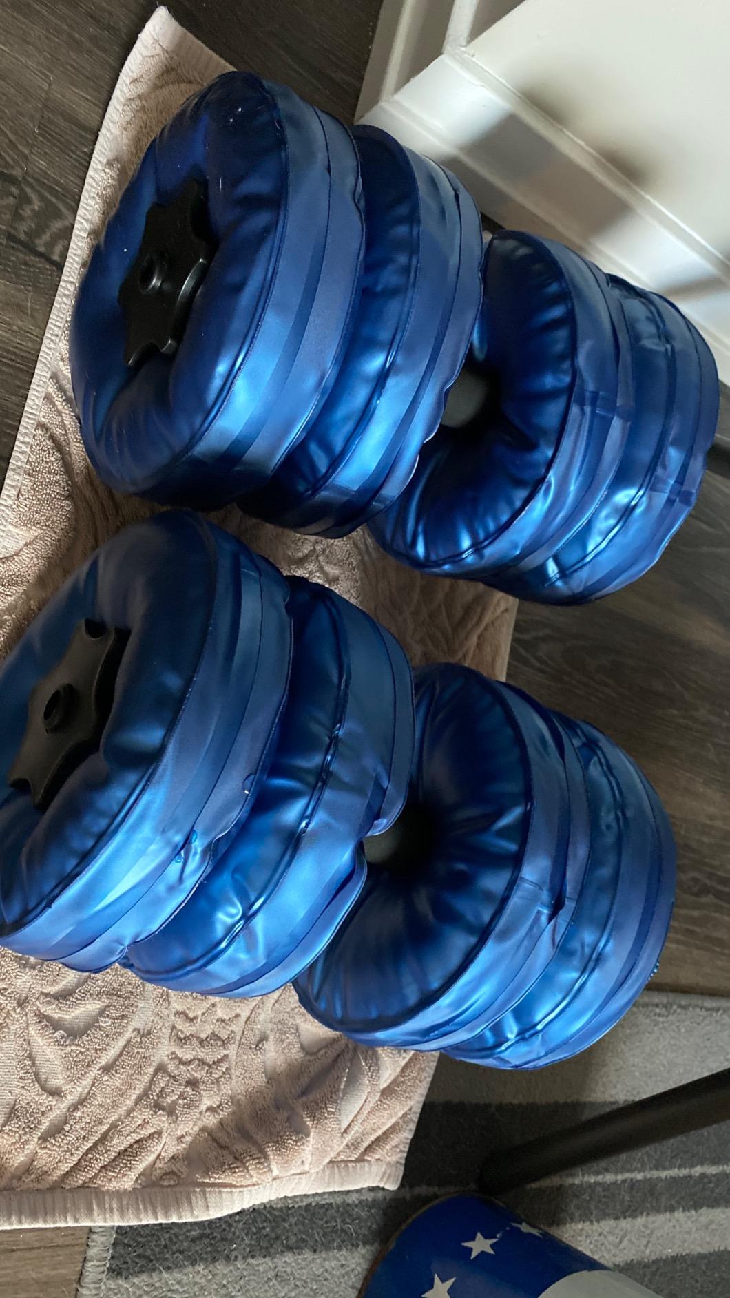 Amazon.com: AquaBells Dumbbells Water Weights - AquaBells Dumbbells ...