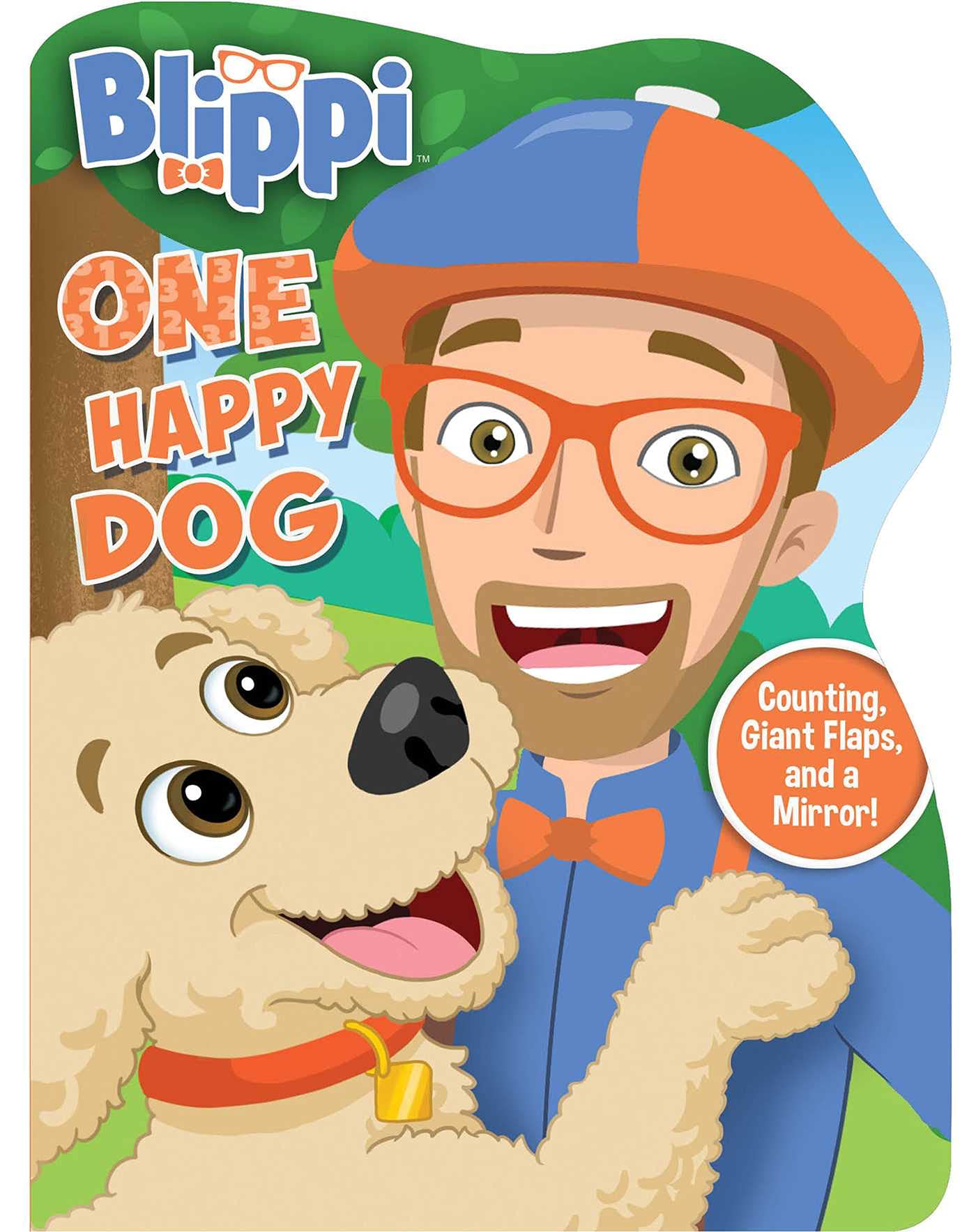 Amazon.com: Blippi: One Happy Dog (Shaped Board Books with Flaps ...
