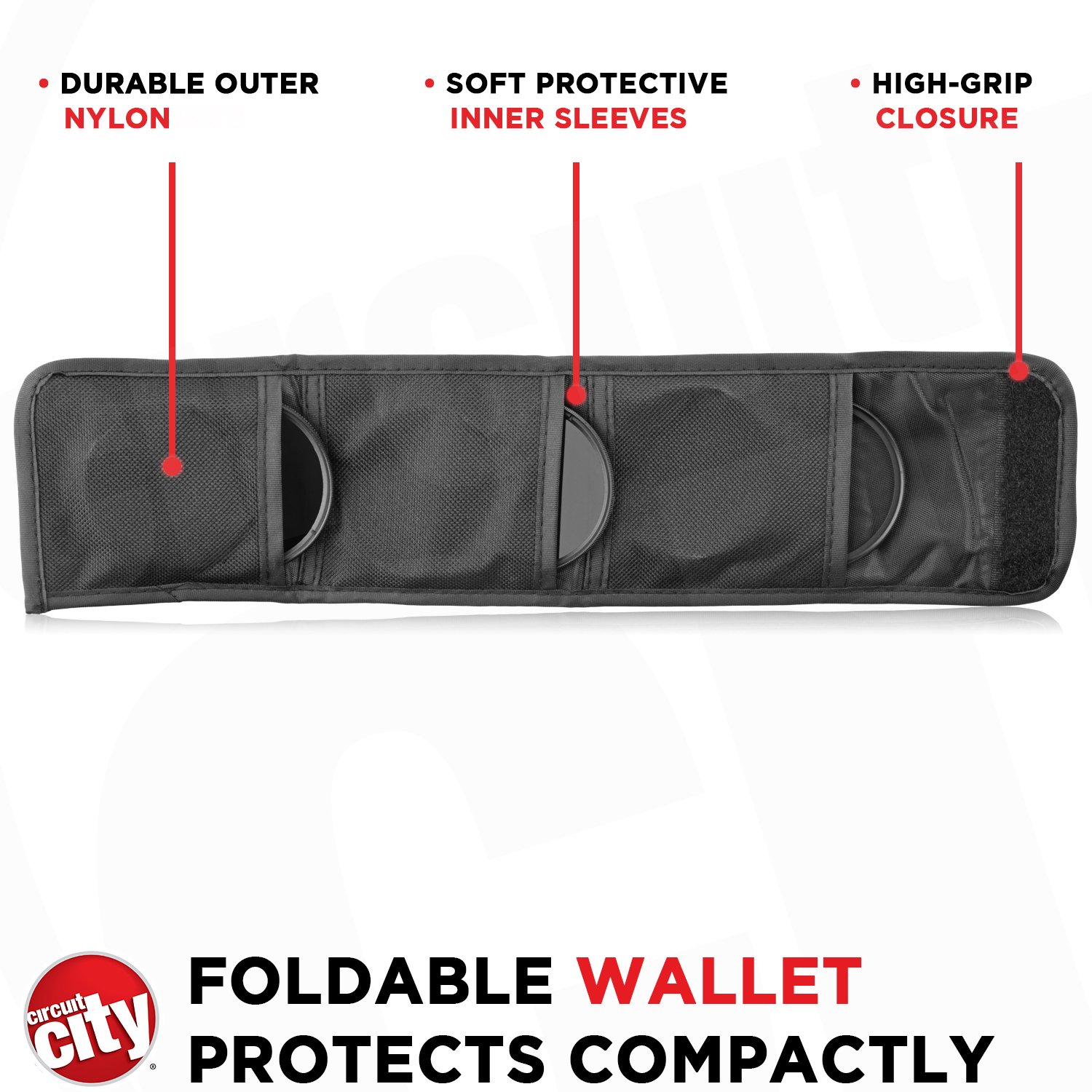 Buy Circuit City Professional Digital Photography Filter Kit (UV, CPL ...