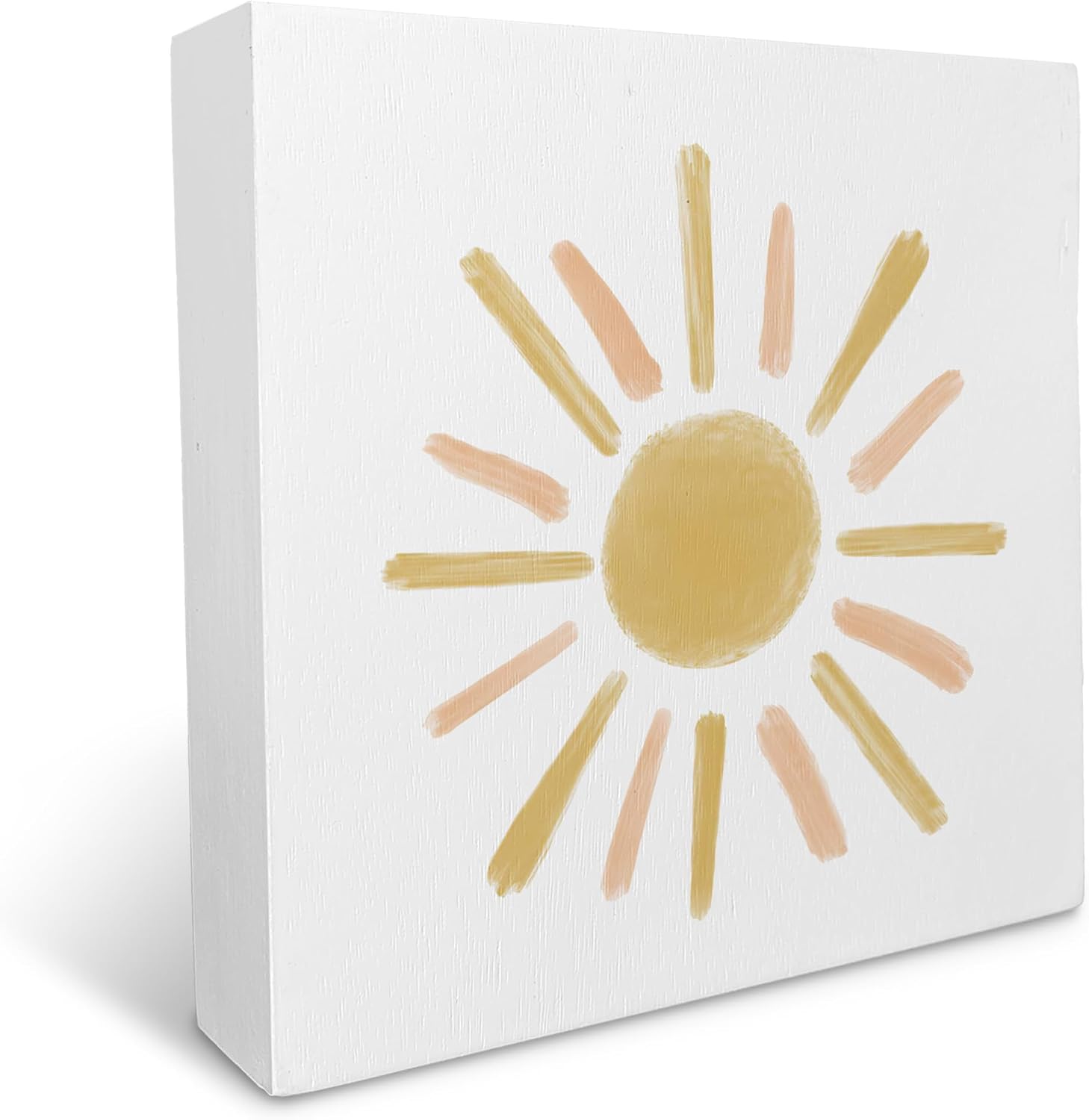 Amazon.com: Boho Desk Decor,Boho Sun Sunshine Wood Box Sign Rustic ...