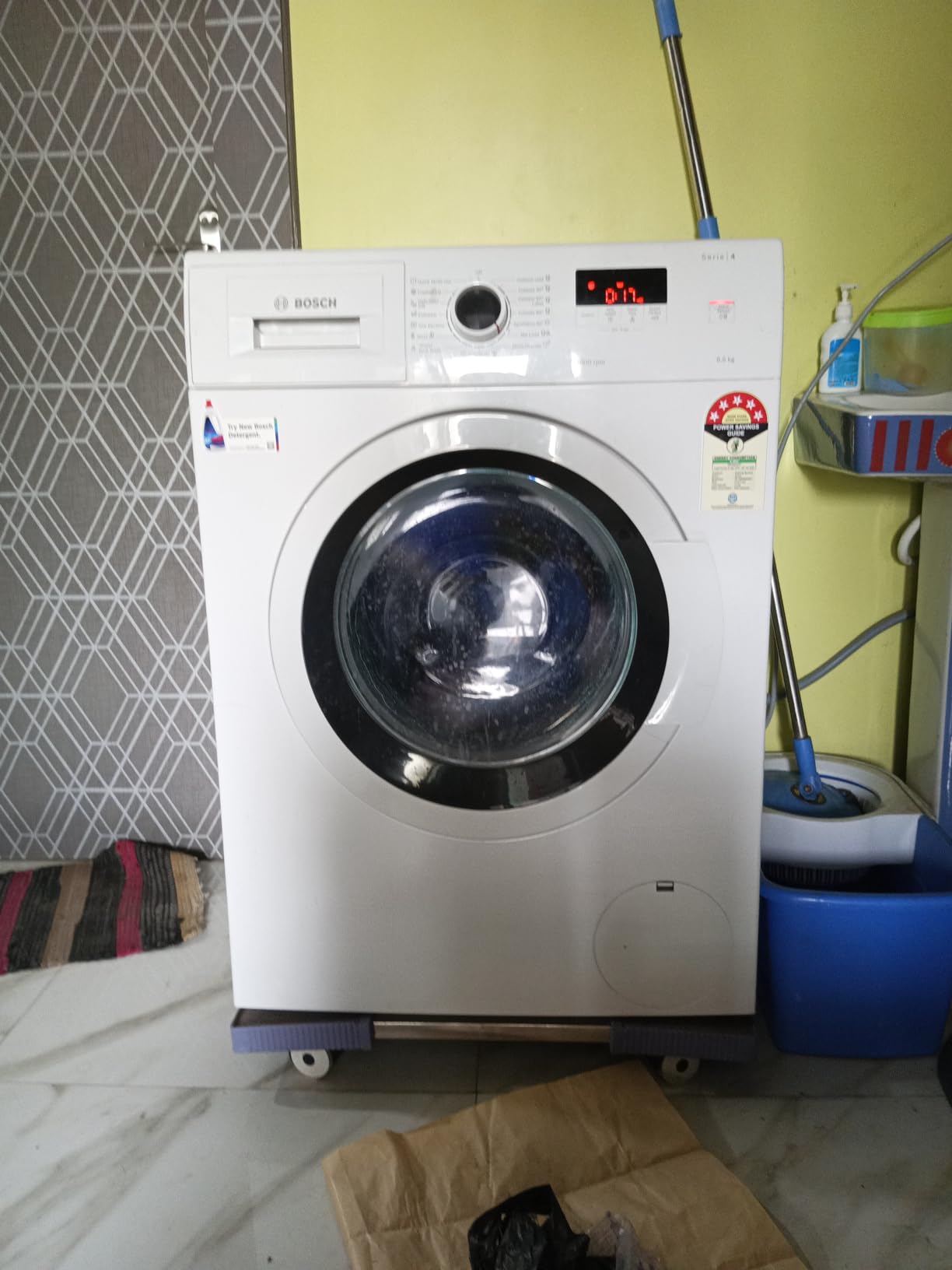 Bosch 6.5kg 5 Star 1000RPM INVERTER TOUCH CONTROL Fully Automatic Front ...