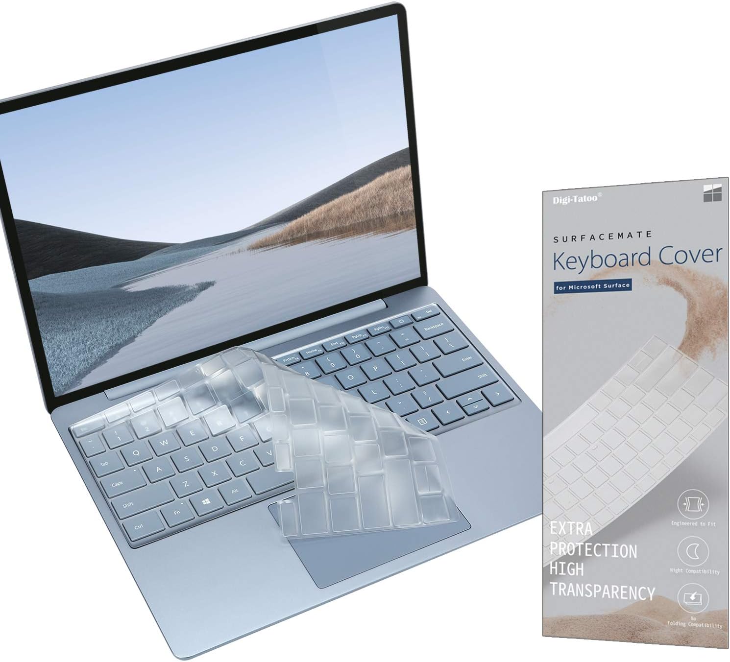 Digi-Tatoo Keyboard Cover for Microsoft Surface Laptop Go 3/ Laptop Go ...