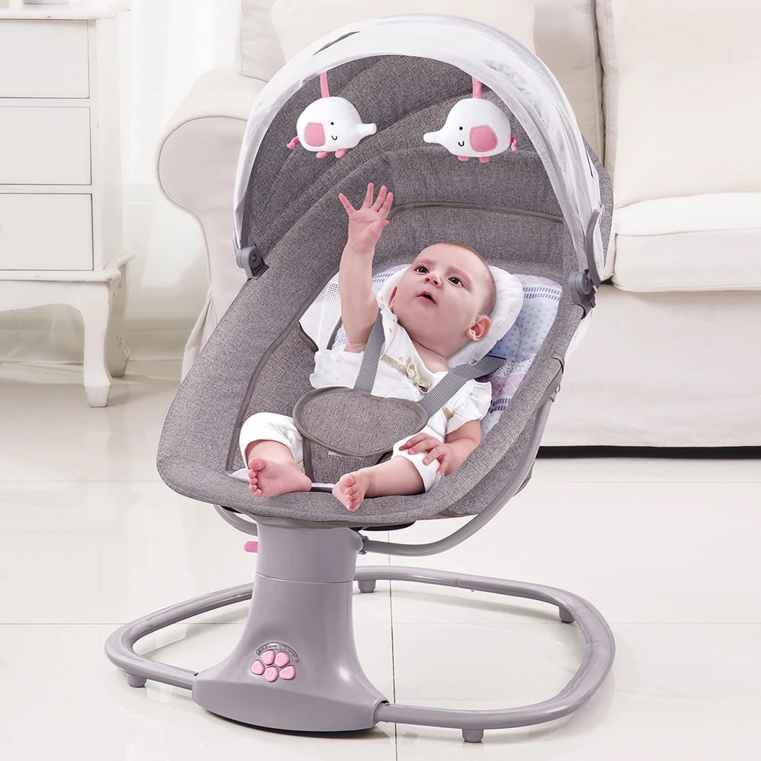Serene 3 in 1 Baby Swing Rocker with Remote Control, Adjustable ...