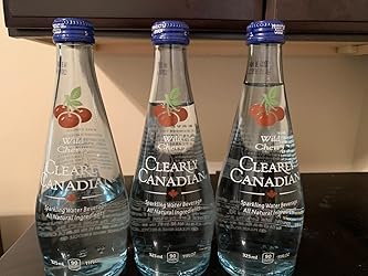 Amazon.com : Clearly Canadian Orchard Peach Sparkling Spring Water Beverage, Natural ...