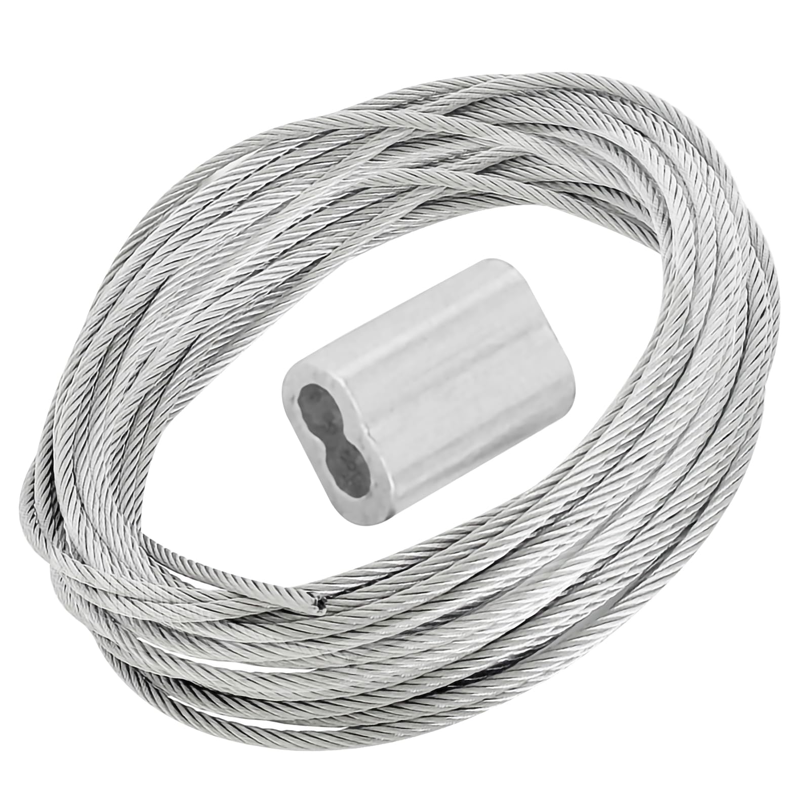 Rhinenet 30m/98ft Length Wire Rope 304 Stainless Steel Wire Cable 7x7 ...