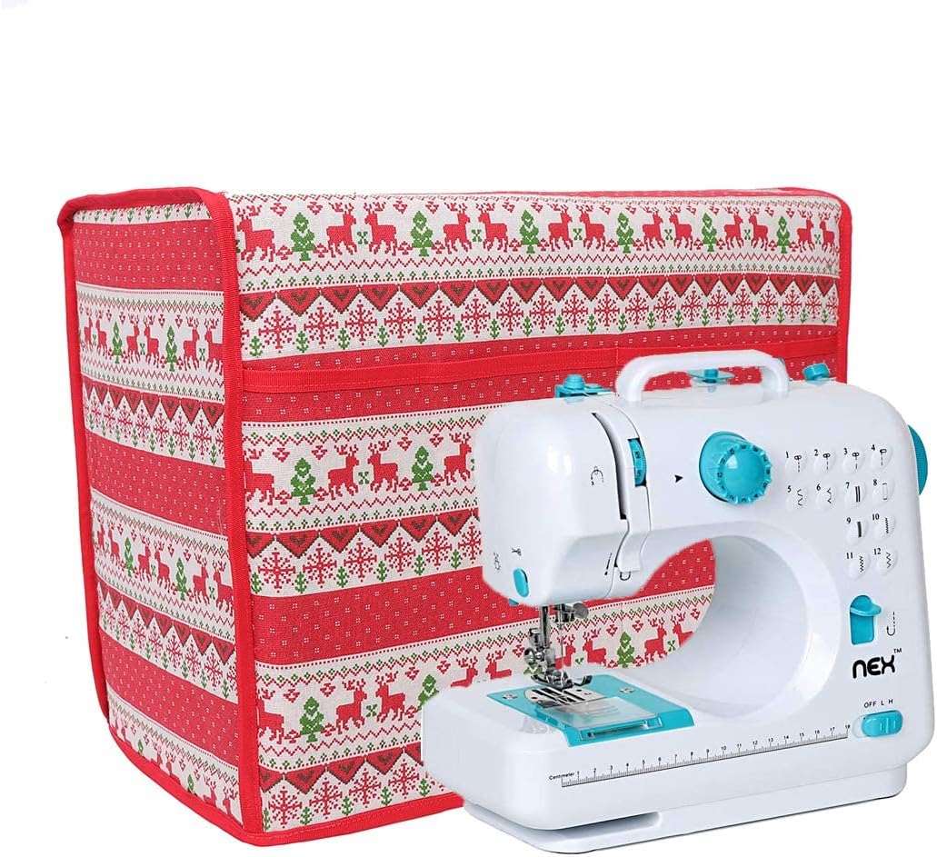 Amazon.com: Sewing Machine Cover,Red Sewing Machine Cover Dust Cover ...