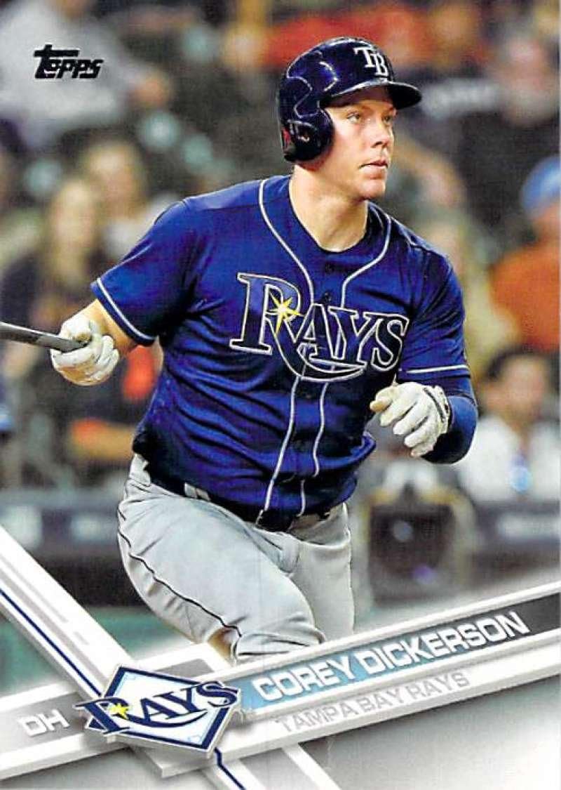 Amazon.com: Baseball MLB 2017 Topps #165 Corey Dickerson Rays ...