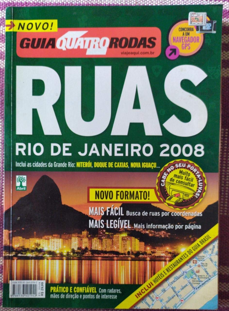 Novo Guia Quatro Rodas - Ruas Rio de Janeiro 2009 | Amazon.com.br