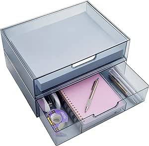 Amazon.com: STORi STAX Plastic Stackable Organizer Drawers (Set of 2 ...