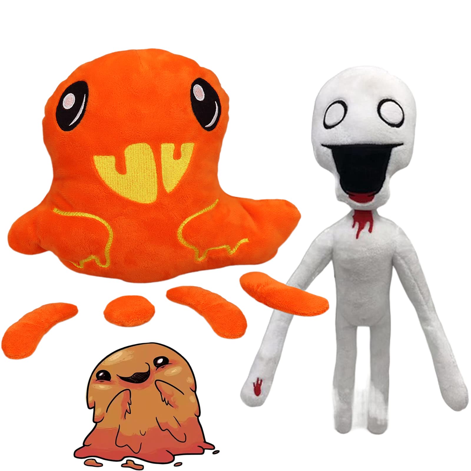 Buy 2 Pcs Siren Head Scp 999 Plush and Scp 096 Plush，Tickle Monster ...