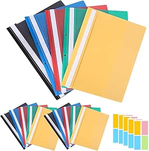 15 Pcs A4 Project Folder Plastic Presentation Project Folder File ...
