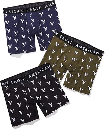 American Eagle Men 6 Classic Boxer Brief 3-Pack S Multi: Buy Online at ...