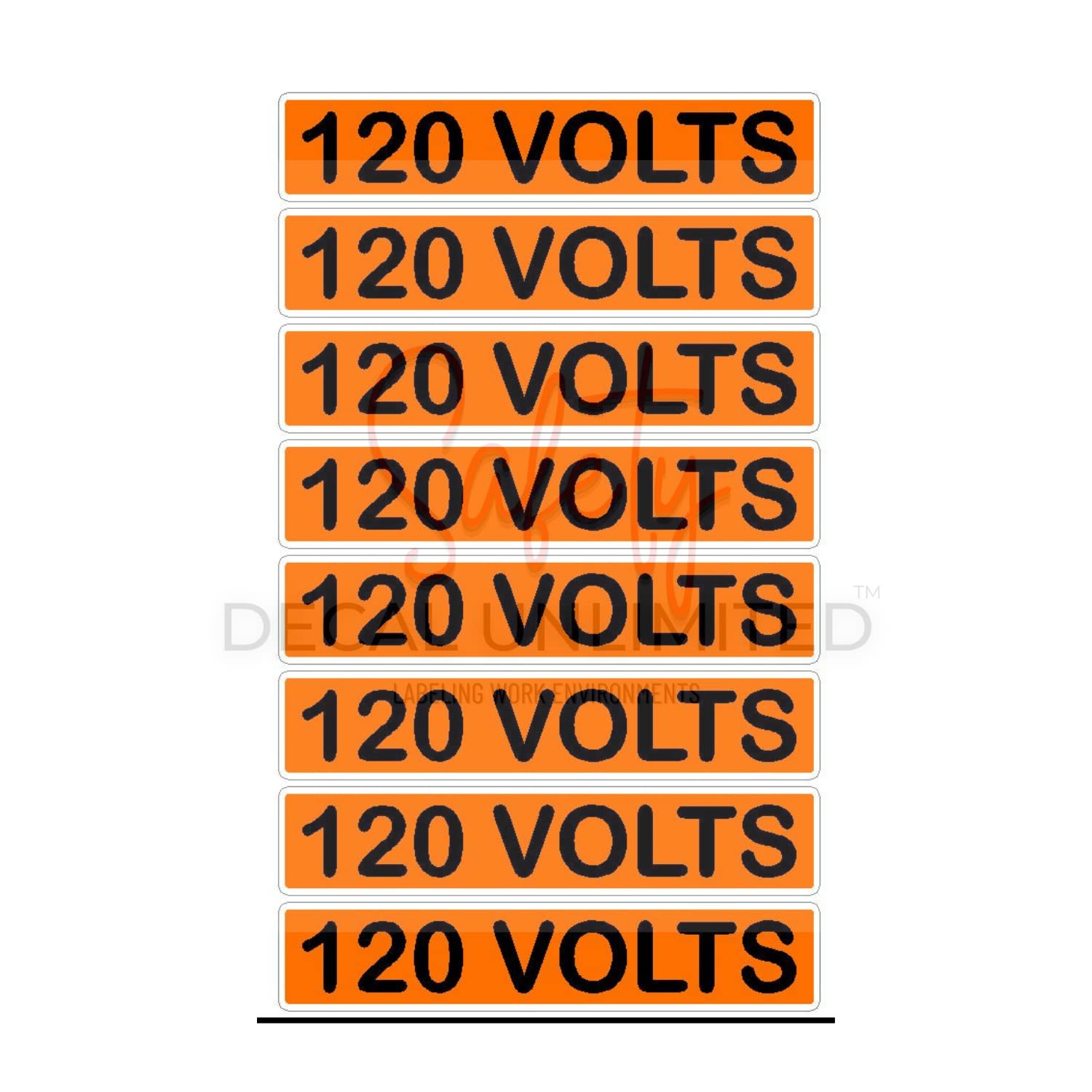 Amazon.com: Conduit Line Electrical Marker 8Pk Orange Black Safety ...