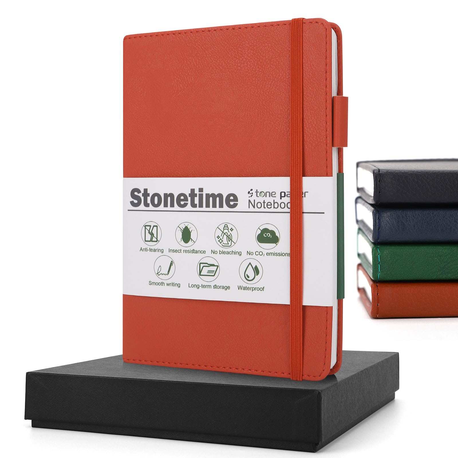 Amazon.com : Stone Paper Notebook for Women Men, A5 Waterproof Notebook ...