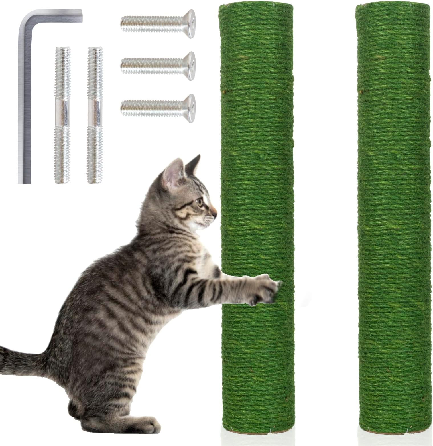 Amazon.com : PowerKing Natural Sisal Replacement Scratching Post, 15.7 ...