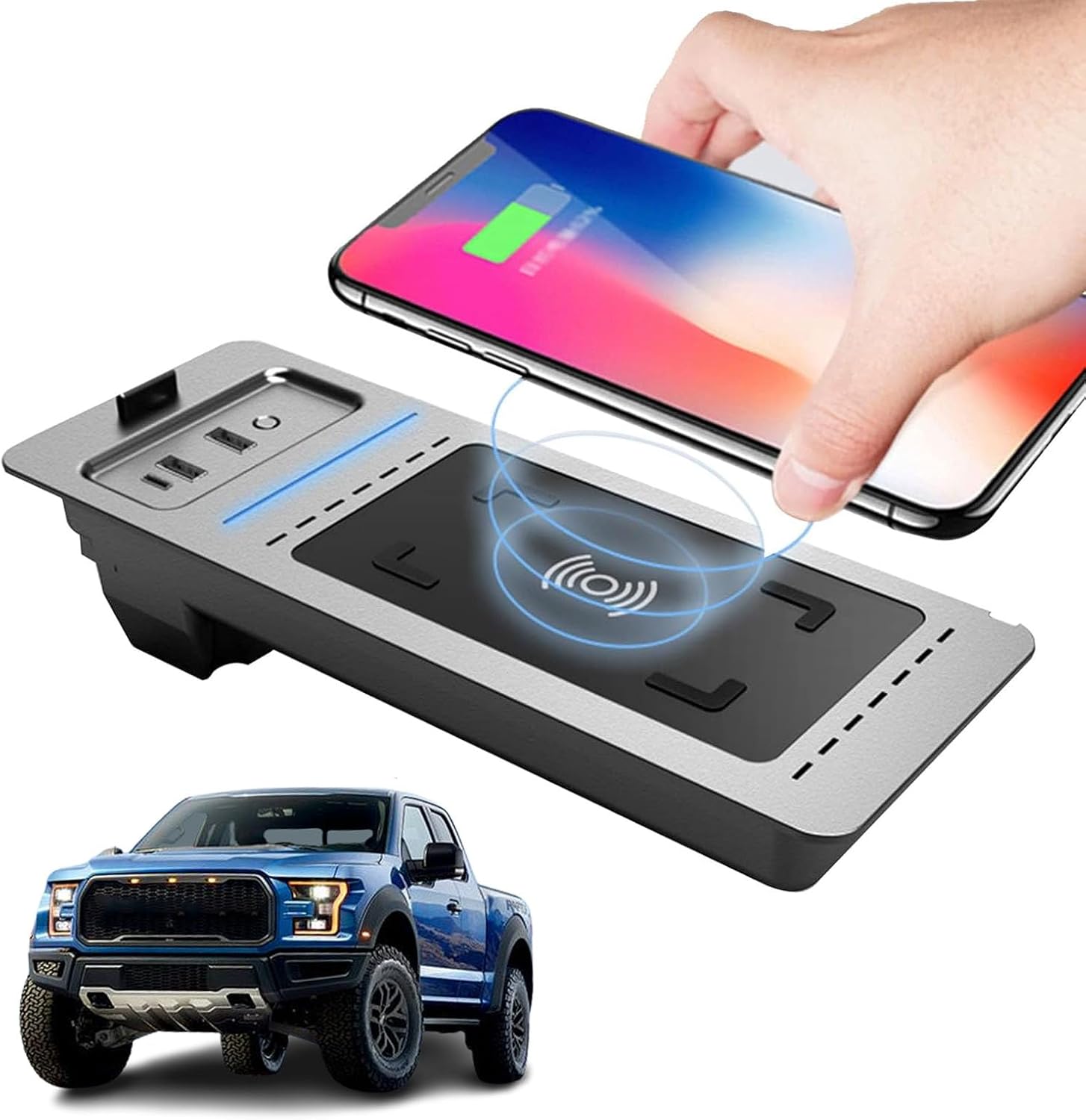 Amazon.com: Wkopet Wireless Charger for Ford F150 2015 2016 2017 2018 ...