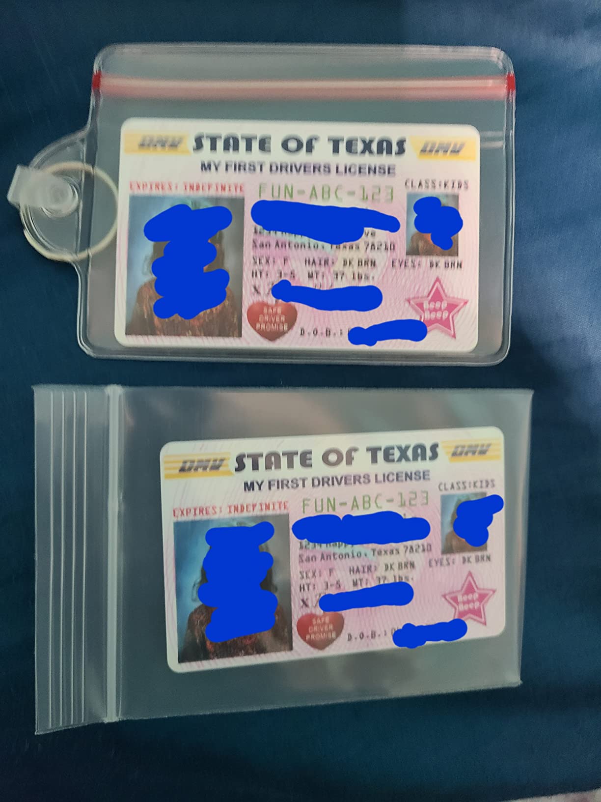 Amazon.com : Kids Drivers License - Pretend - Custom with Your Kids ...