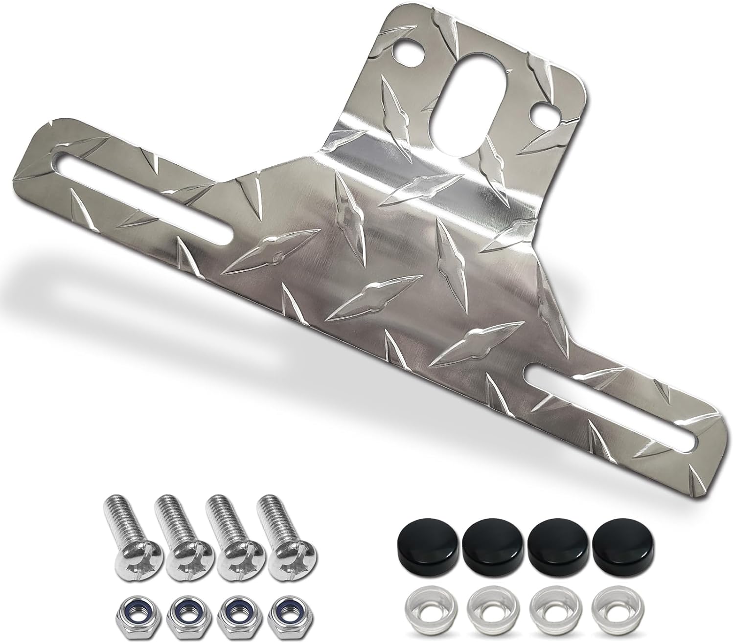 Amazon.com: FBJTDQ Trailer License Plate Bracket Frame- Aluminum Heavy ...