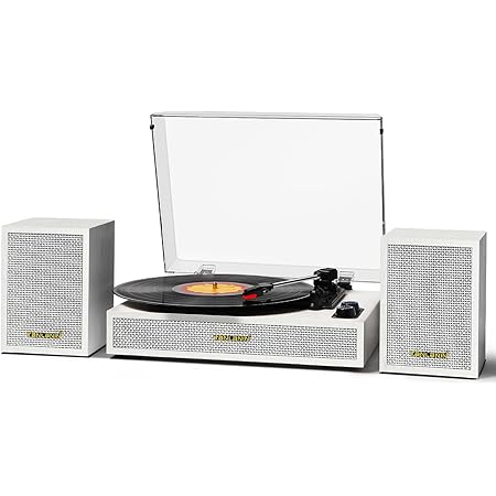 Amazon.com: Vinyl Record Player with External Speakers, 3 Speed Vintage ...