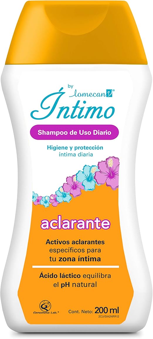 Lomecan V Shampoo ÍNTIMO ACLARANTE, con Activos Aclarantes, extracto de ...