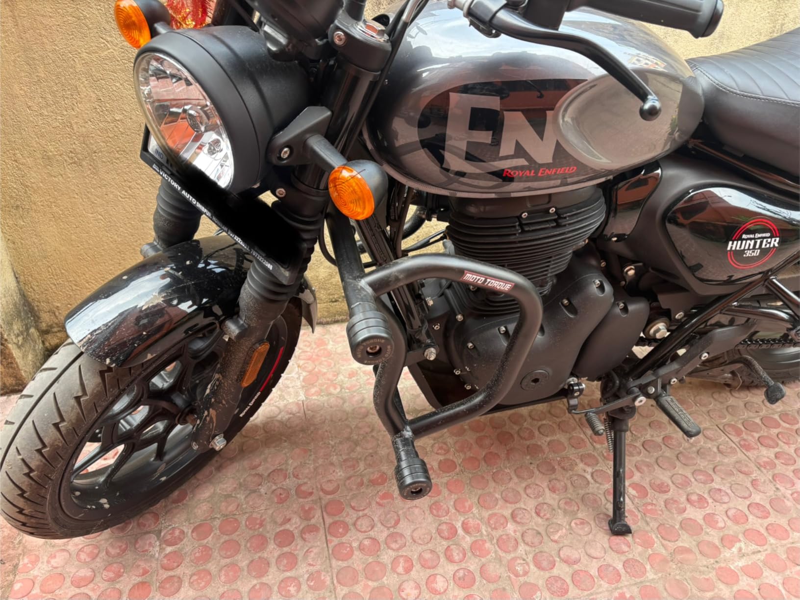 Crash Guard for Hunter 350 - The Bull : Amazon.in: Car & Motorbike