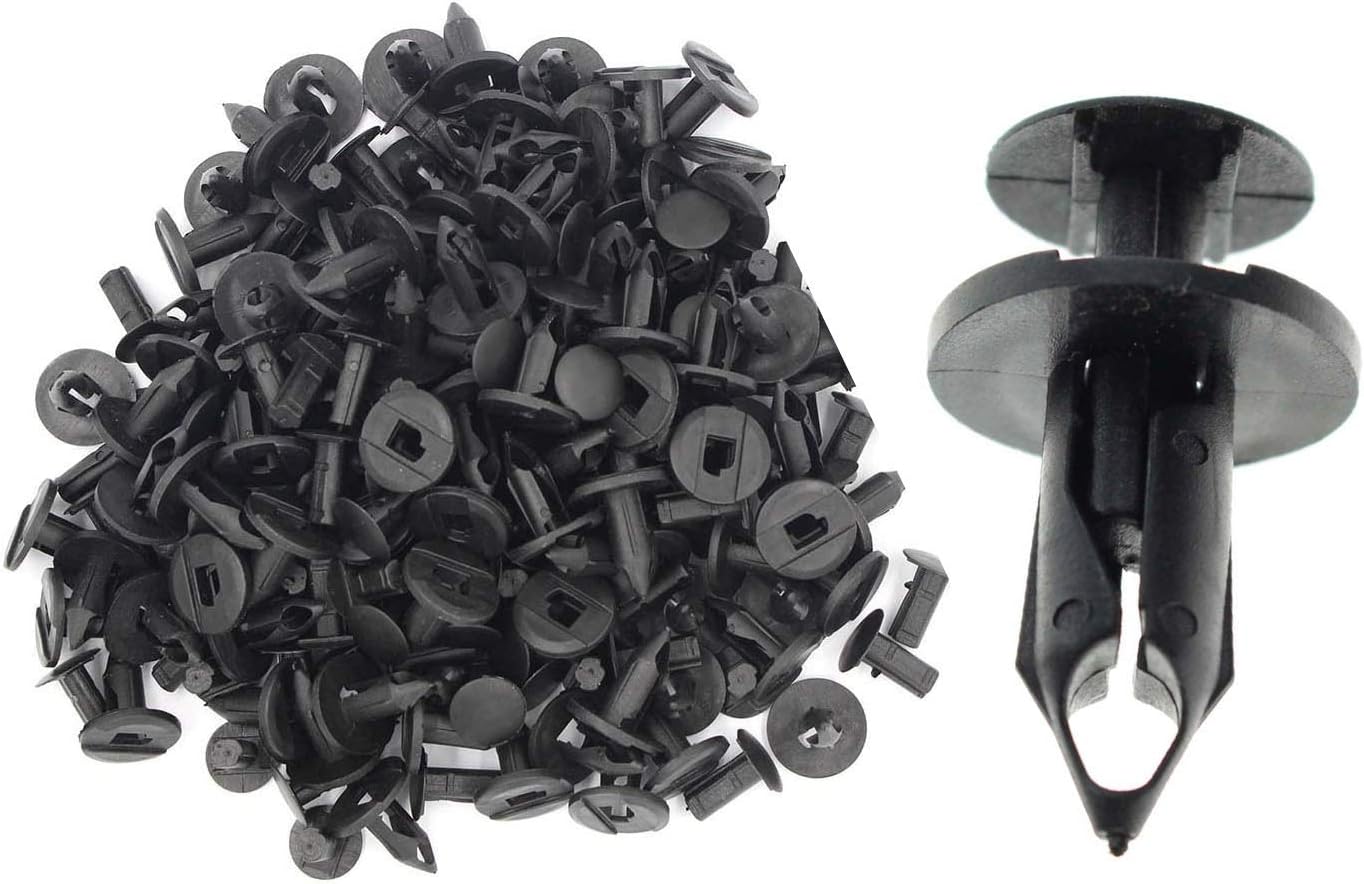 AUTOKAY 100pcs Push ATV Fender Clips for Suzuki King Quad Vinson Honda ...