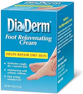 DiaDerm Foot Rejuvenating Cream, Blue, 4 Ounce : Amazon.fr: Beauté et ...