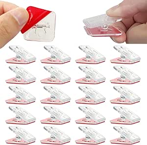 Amazon.com: 20 Self-Adhesive Wall Clips, Tapestry Hangers & Photo ...