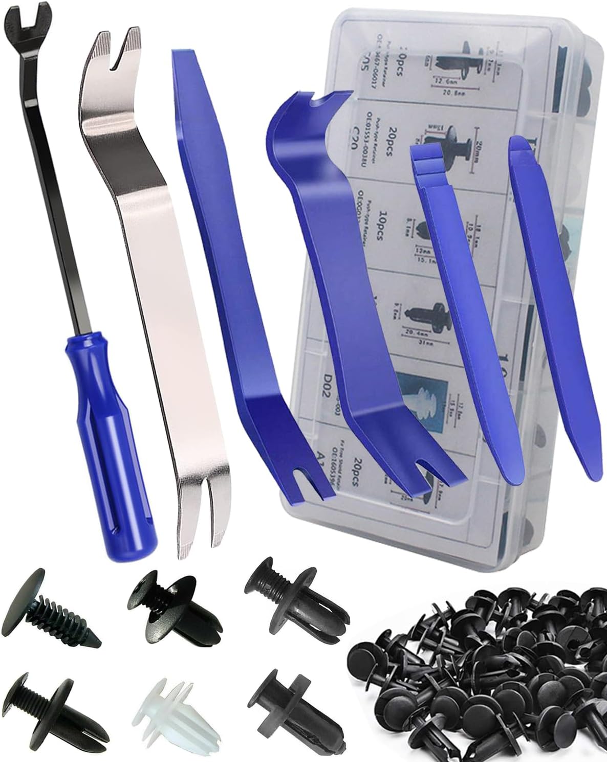 Amazon.com: SARDVISA 2 Packs Auto Trim Removal Tool Set, Upgraded Heavy ...