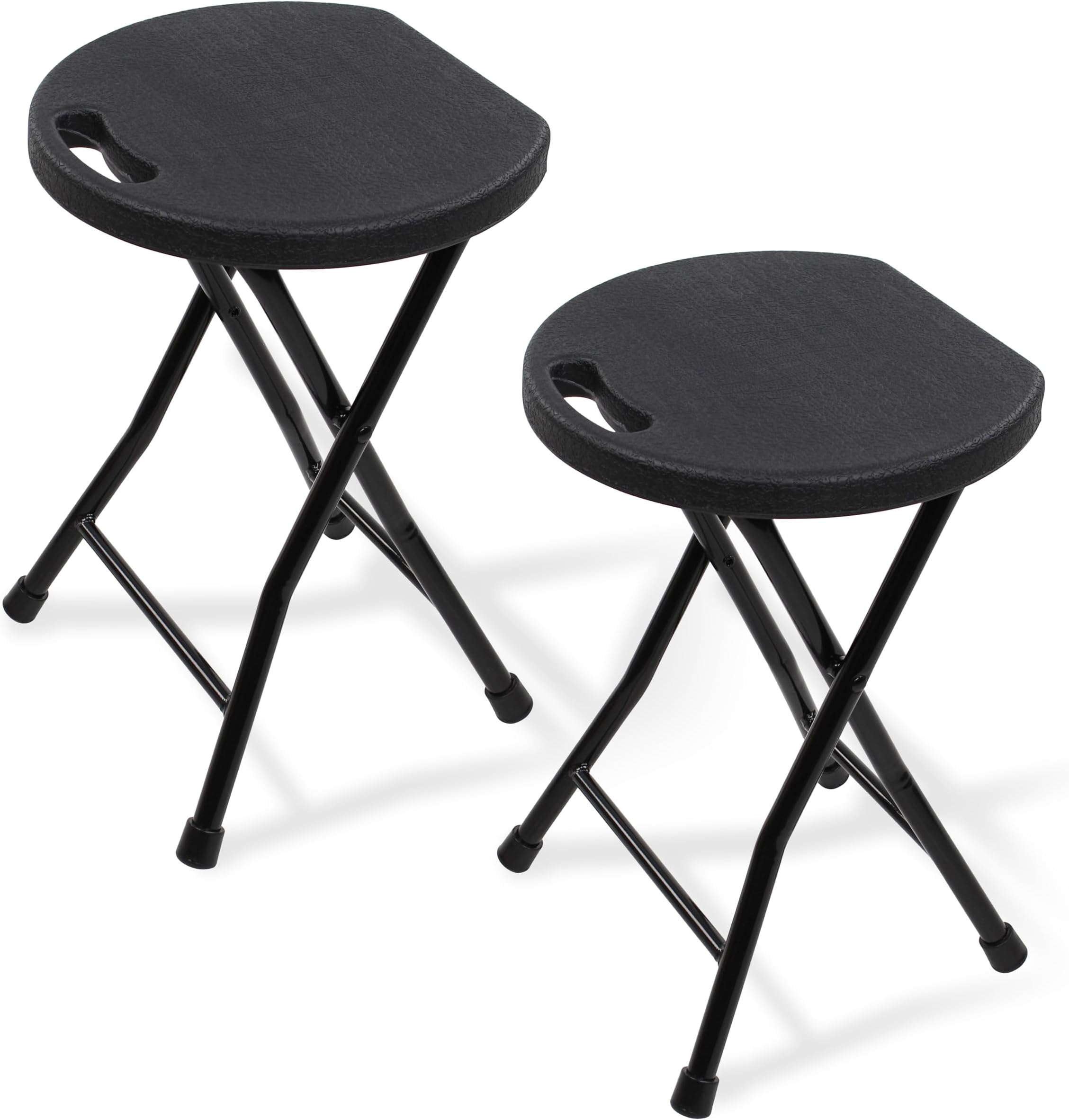 Amazon.com: 7Penn 2pk Tall Folding Stool Chair with Handle - 440lb Cap ...