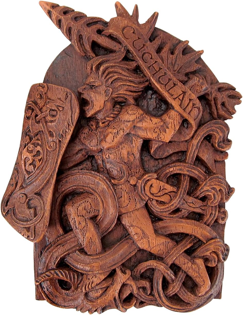 Amazon.com: Dryad Design Cuchulain Wall Plaque - Irish Art Celtic ...