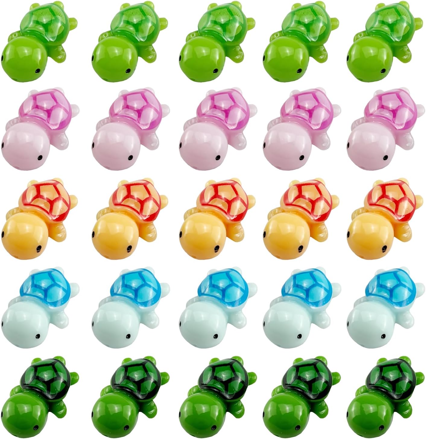 Amazon.com: DoTebpa 150 Pcs Miniature Sea Turtle Figurine Tiny Sea ...