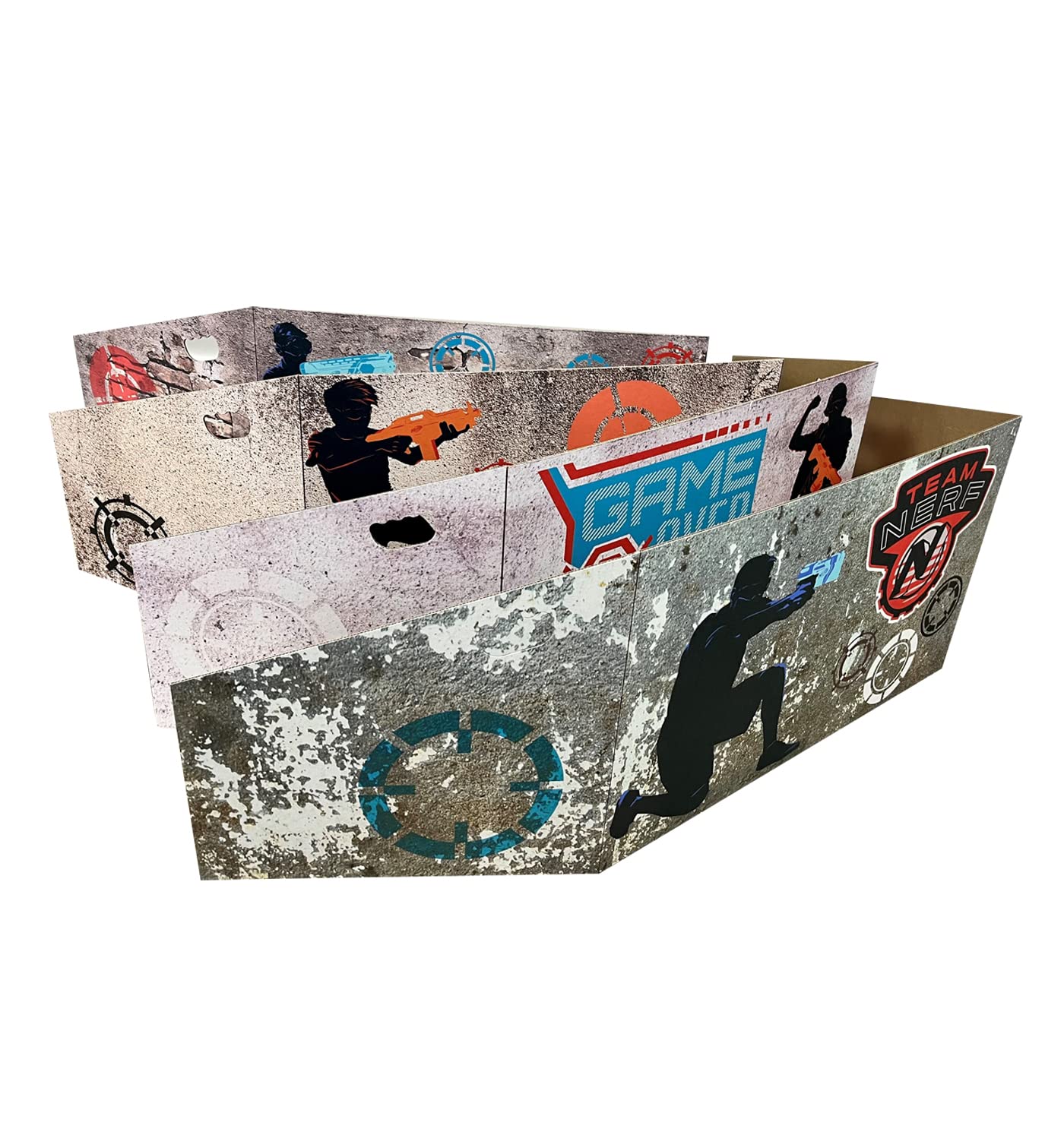 Amazon.com: Cardboard People NERF Barriers - Set of 4 Cardboard Cutouts ...