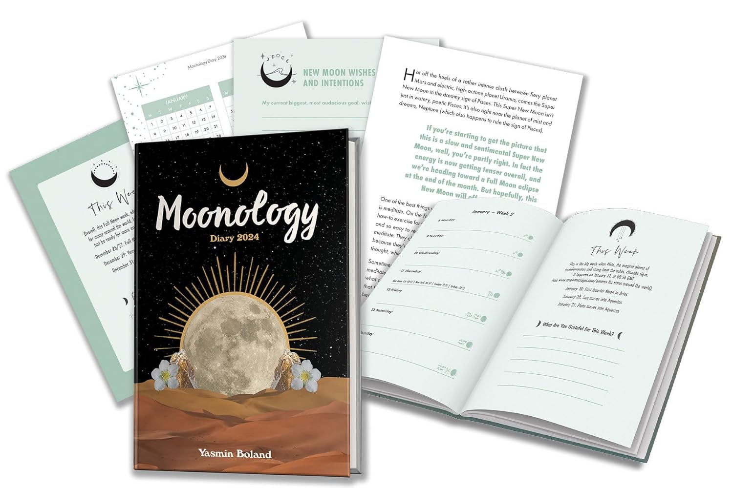 Moonology™ Diary 2024 : Boland, Yasmin: Amazon.de: Bücher
