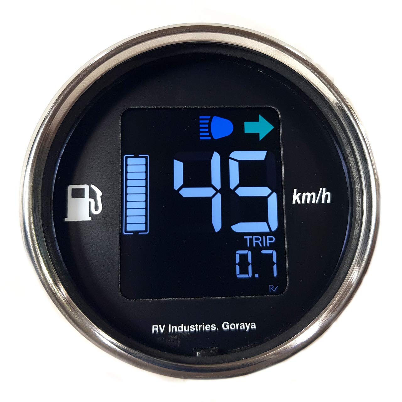 RV Speedoz Digital Speedometer for The Bullet 500 (Black, 500 cc ...