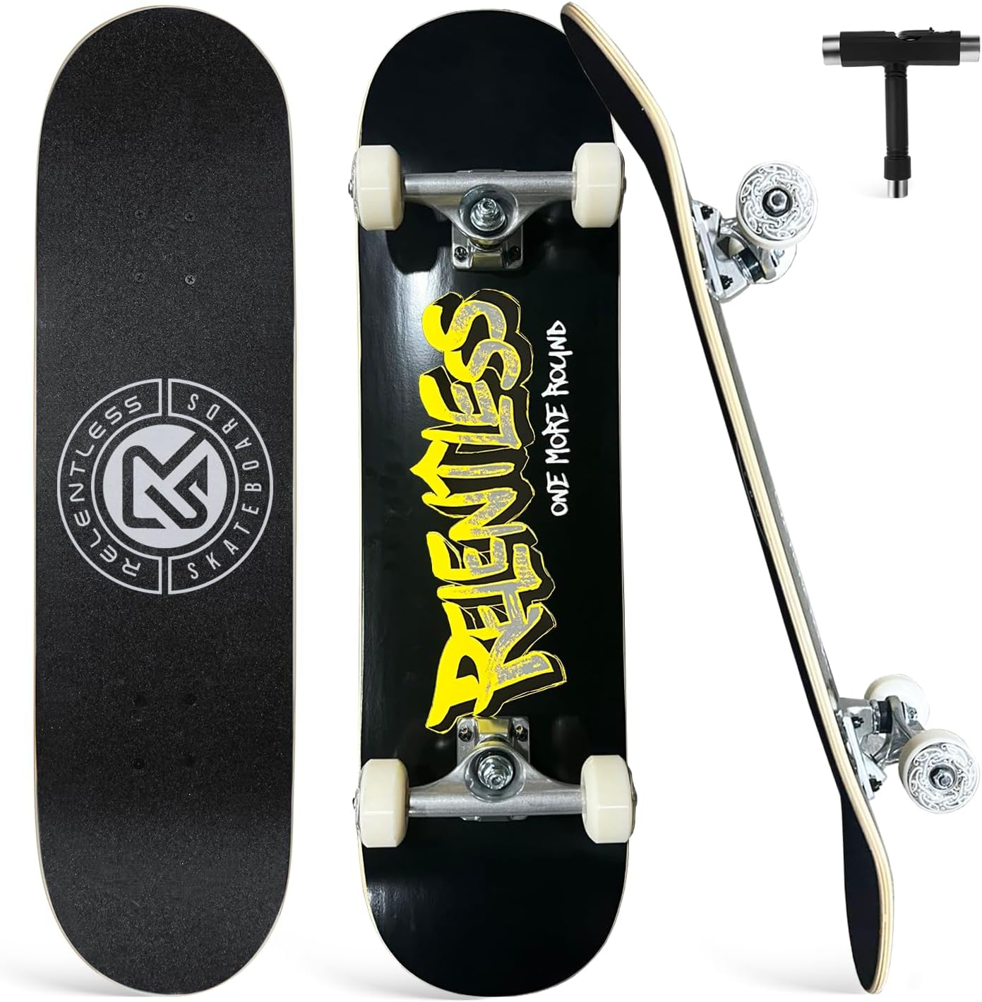 Amazon.com: Hamish Brewer, Relentless Skateboard, 31 Inch Complete with ...