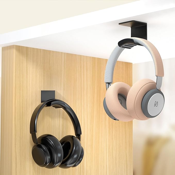 Amazon.com: HomeMount Headphone Hook Under Desk - Headphone Stand ...