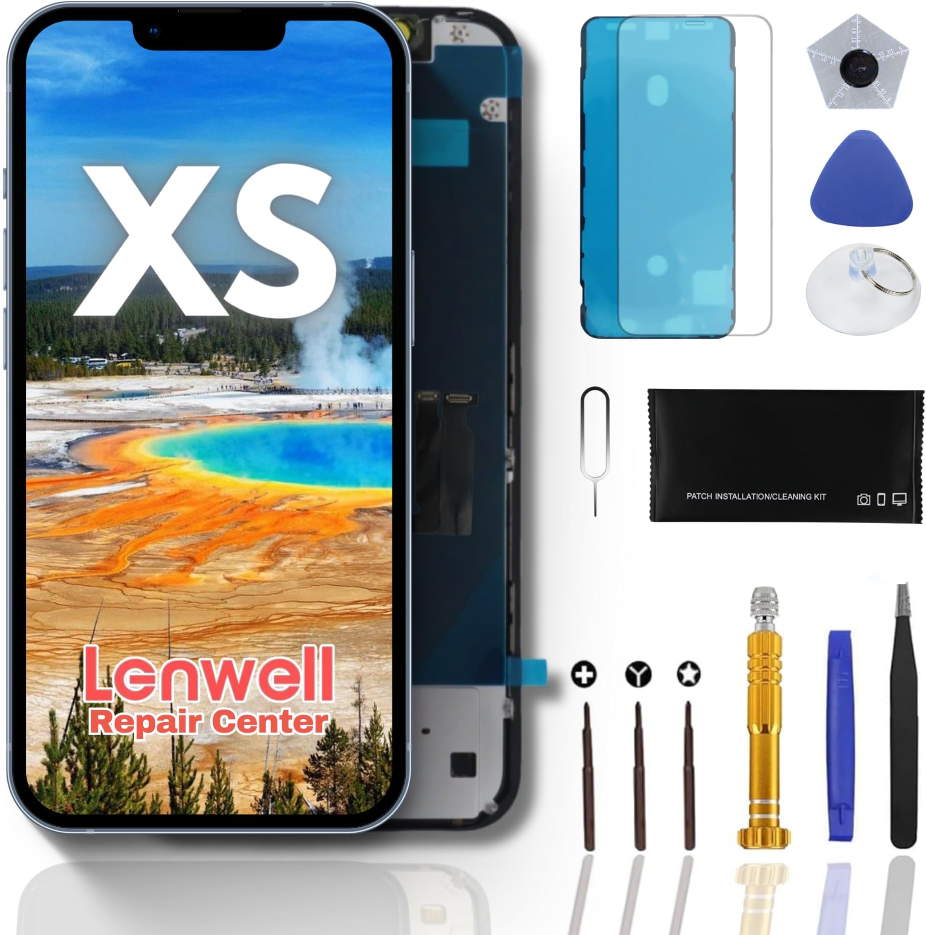 Amazon.com: for iPhone Xs Screen Replacement Kit FHD LCD Display 3D ...