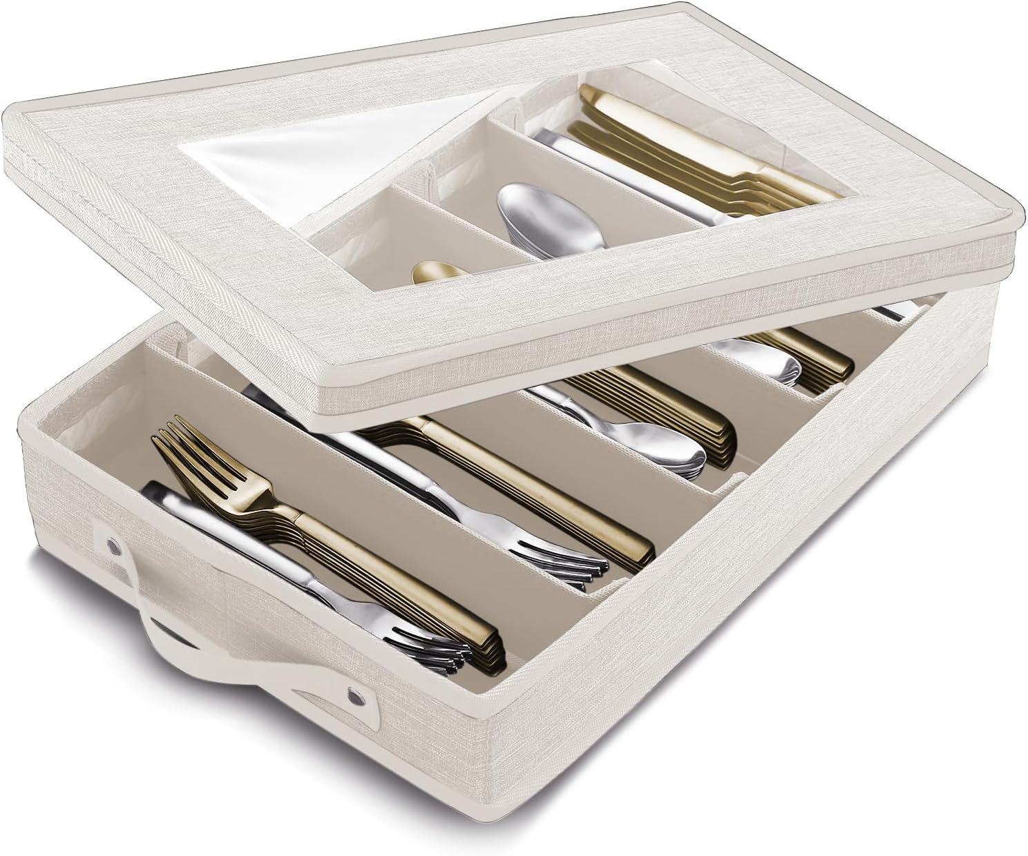 Amazon.com: Flatware & Utensil Storage, Durable Silverware Storage Box ...