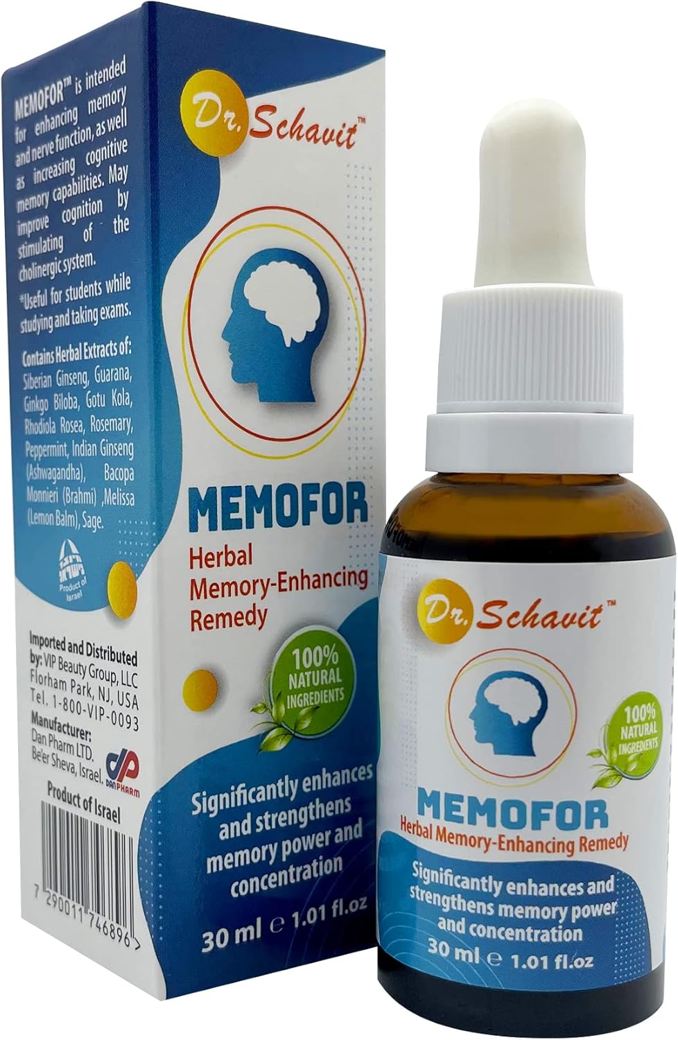 MEMOFOR Soporte de suplemento cerebral, refuerzo de memoria para ...