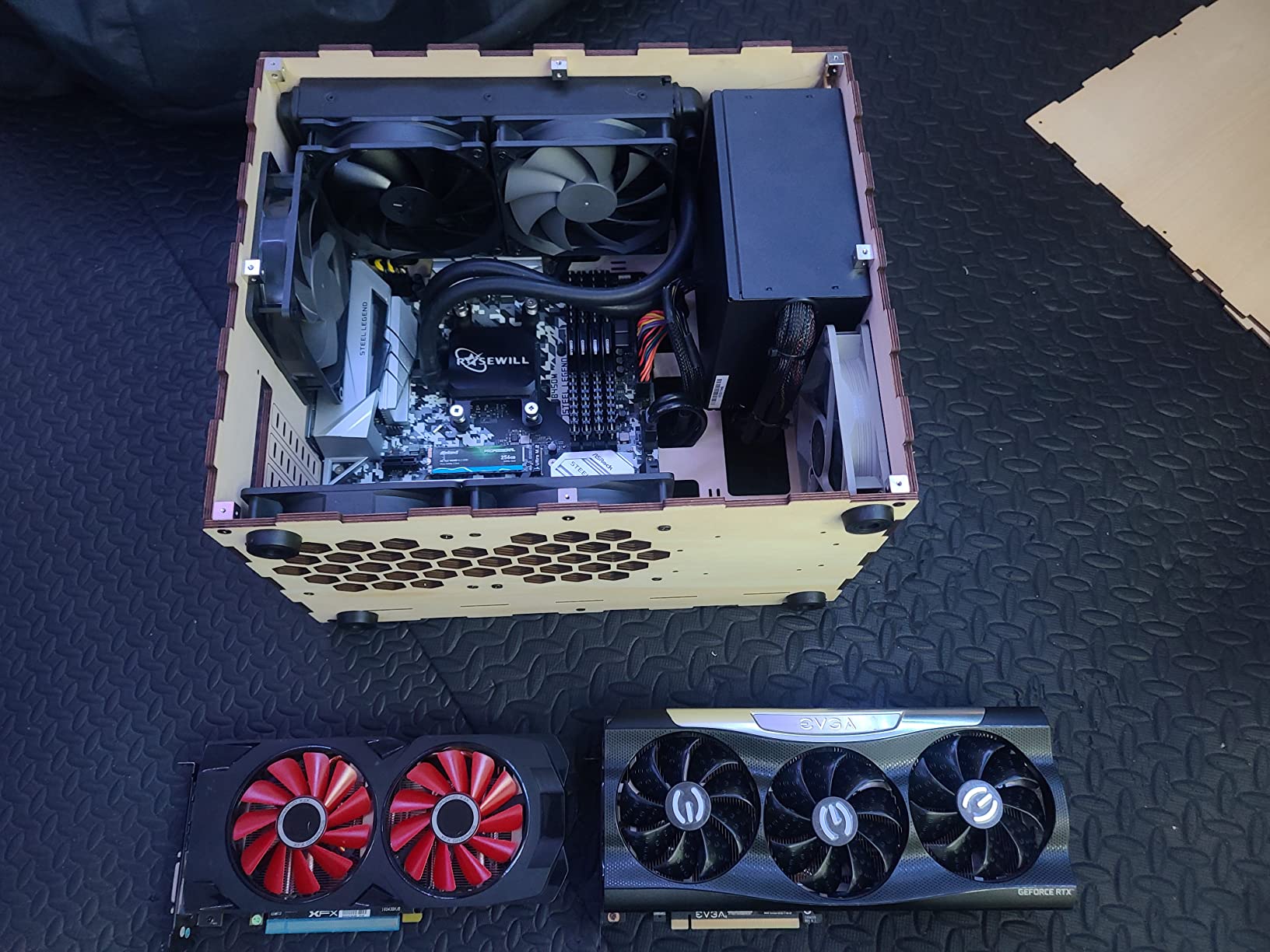 $12/mo - Finance CYBERWOOD Mirco ATX PC Case, Mini Tower Computer Case ...