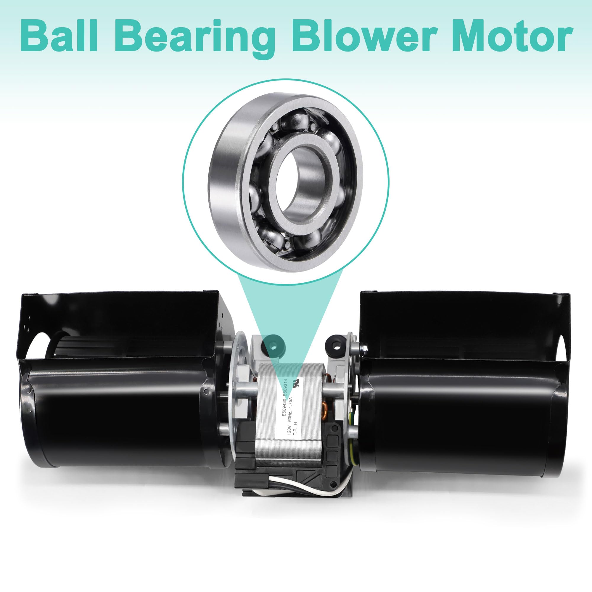 Snapklik.com : Hipoilk 812-4900 Convection Blower Fan For Quadrafire ...