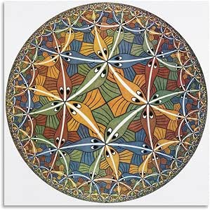 Amazon.com: M.C. Escher Circle Limit III Placard Posters Art Print Wall ...