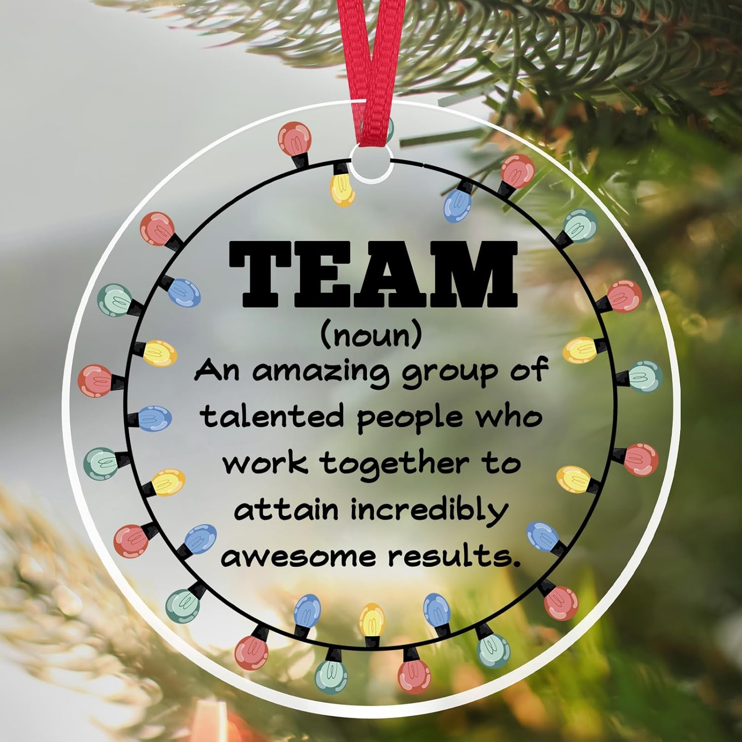 Amazon.com: Team Gifts for Employees Coworkers Christmas Ornaments ...