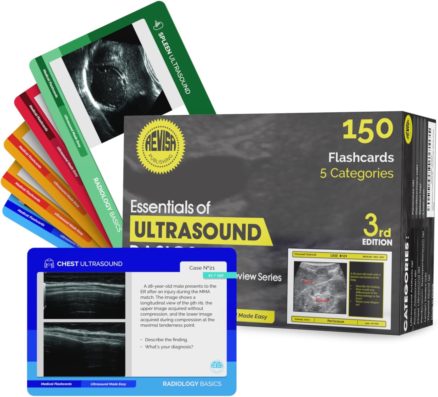 Amazon.com: REVISA Medical Terminology Flashcards 2024 – 150Pcs ...