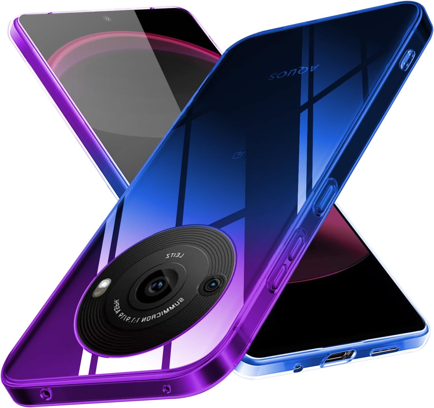 Amazon.co.jp: Hy+ AQUOS R8 pro 耐衝撃 ケース SH-51D A301SH SH-R80Pカバー ストラップ ...