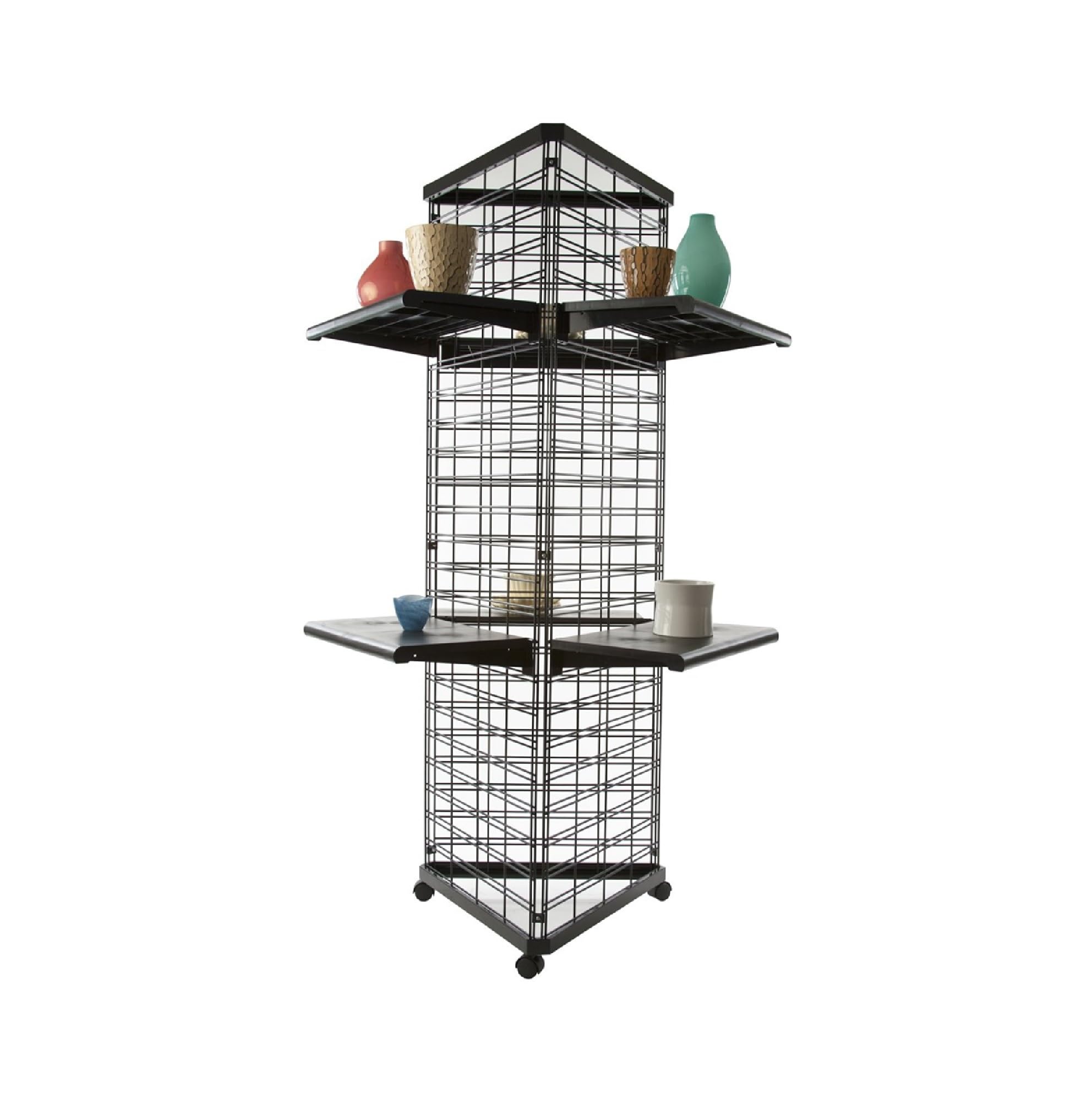 Snapklik.com : Grid Base Stand, Triangle Rolling Base For Grid Panels ...