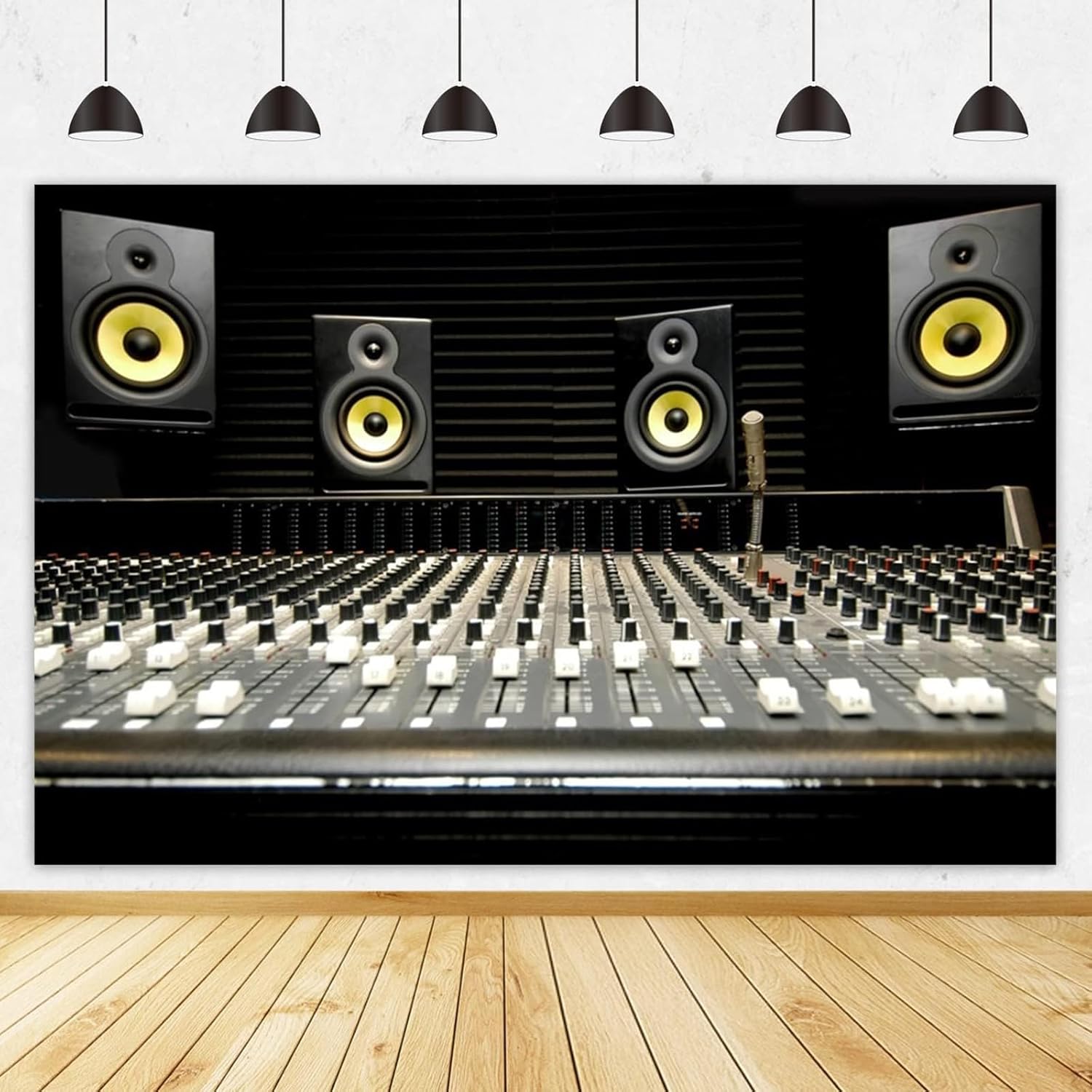 Amazon.com : Remandacy 8x6ft Music Backdrop Music Mixer Speaker Boombox ...